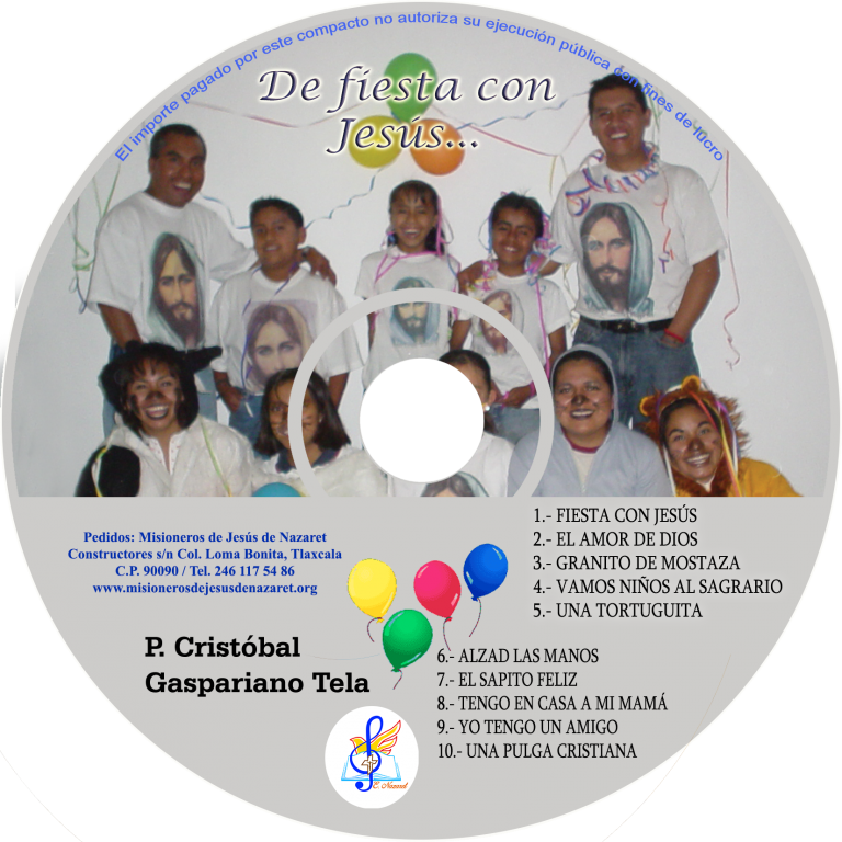 DE FIESTA CON JESÚS - Misioneros de Jesús de Nazaret
